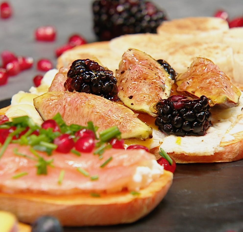 Instead of a Snack: Sweet Potato Toast in 4 Delicious Variations