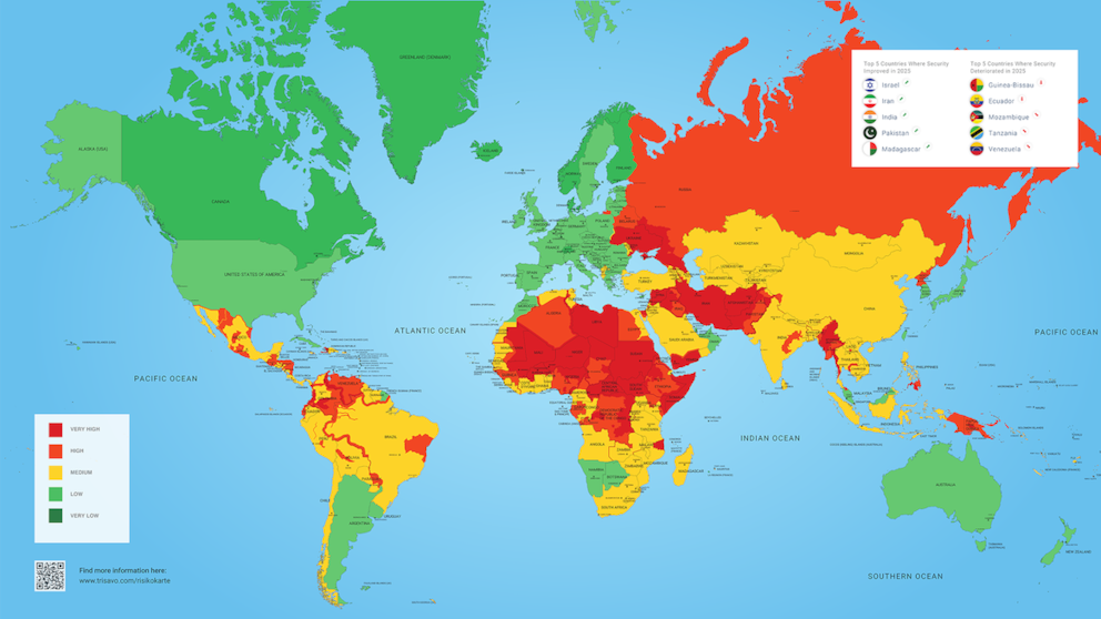 Risk Measure Shows Where Not to Vacation in 2026 - TRAVELBOOK